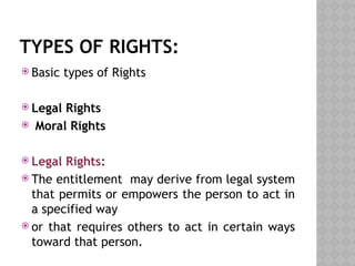 Bills of Rights Unit 04 BSN Nursing Ethics | PPT