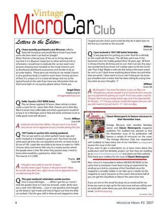 Bill Stankieiwcz Micro Car Issue | PDF