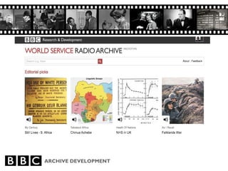 Big Data and Audio-Visual Archives | PPT