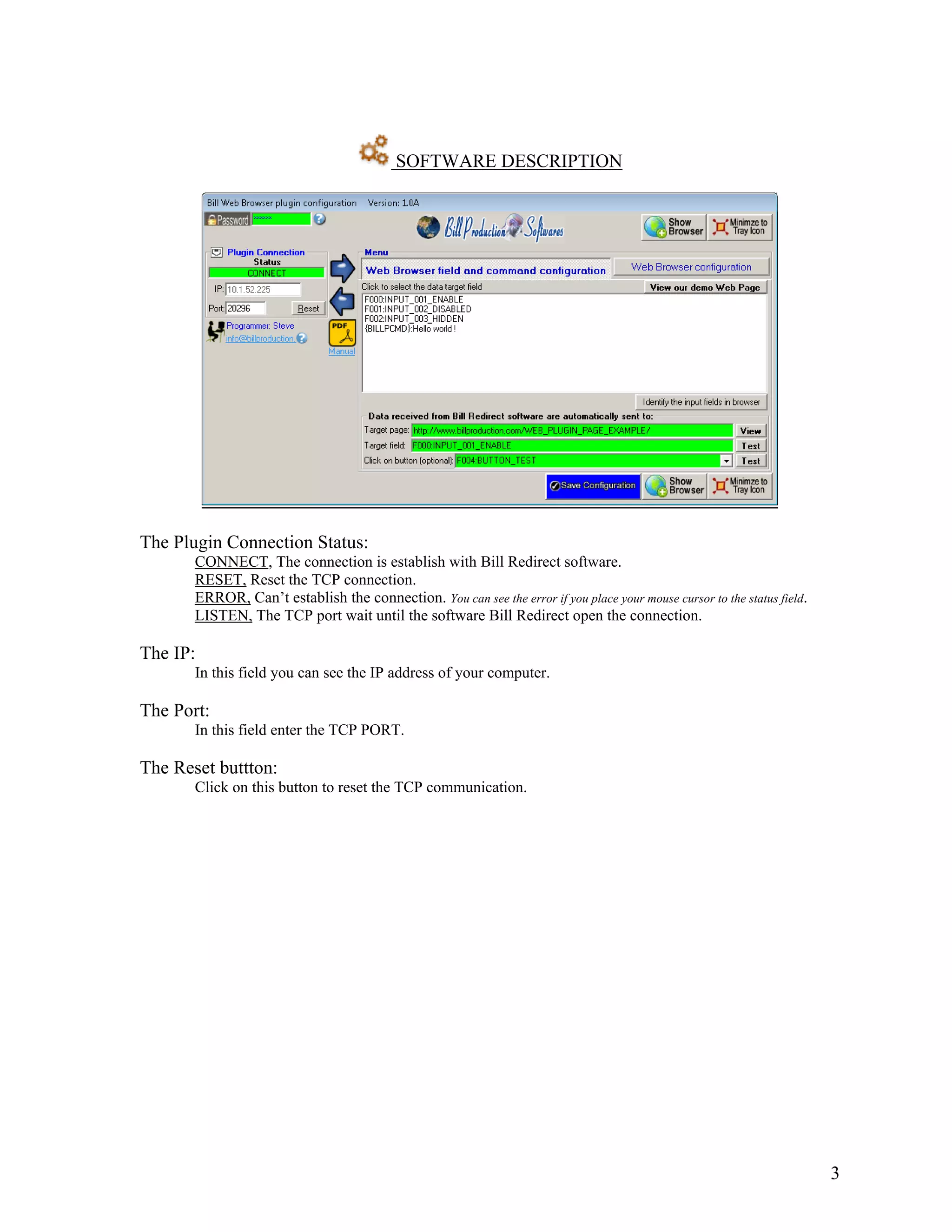 Full screen Web Browser support RS-232 / TCPIP peripheral (plugin) | PDF