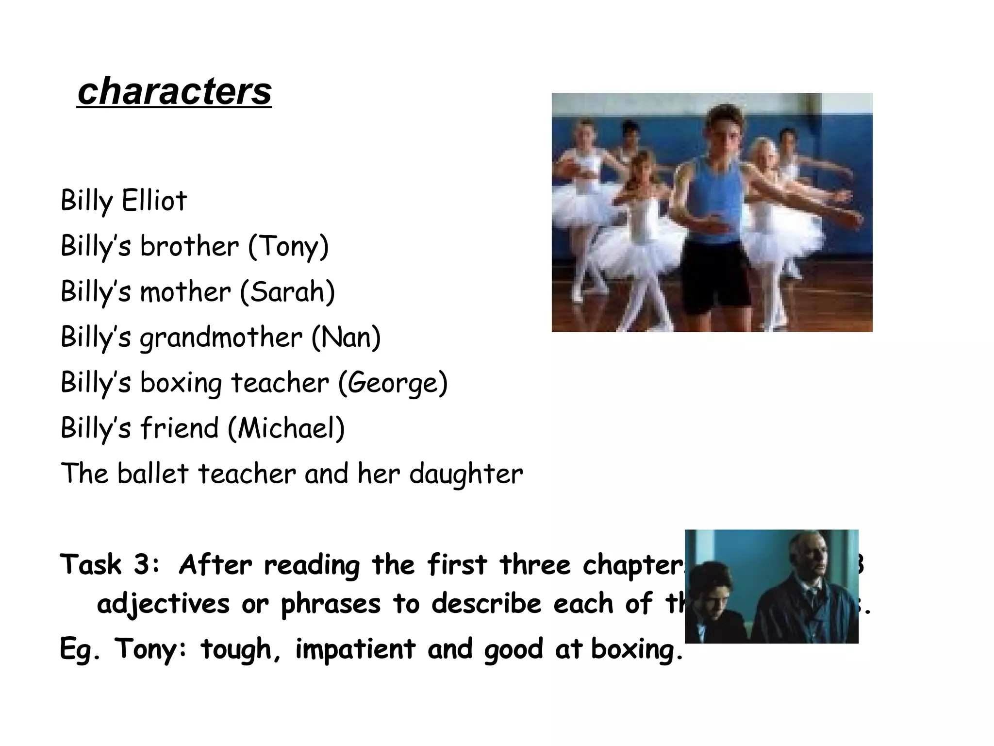Billy Elliot Powerpoint | PPT