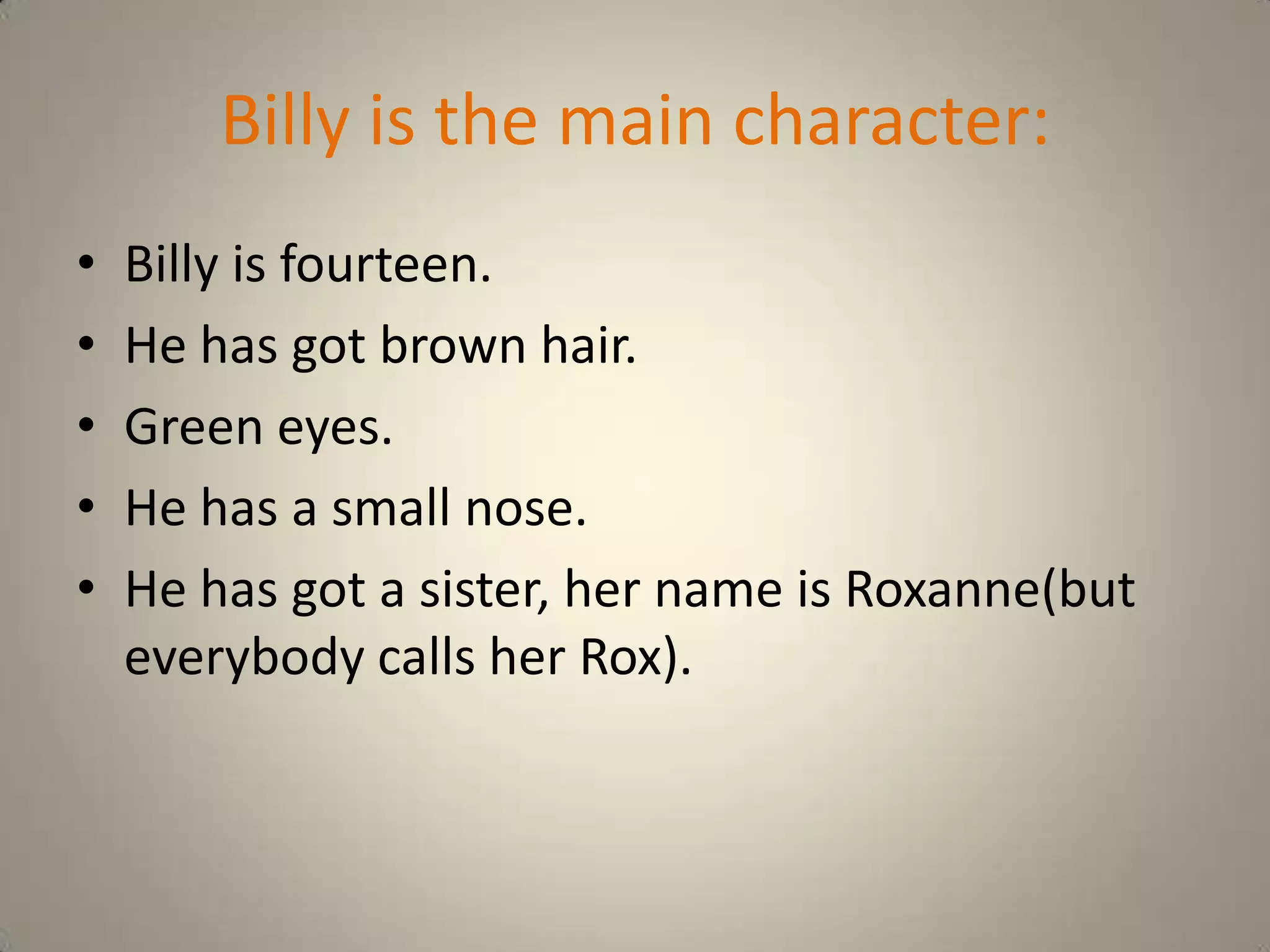 Billy and the queen | PPTX