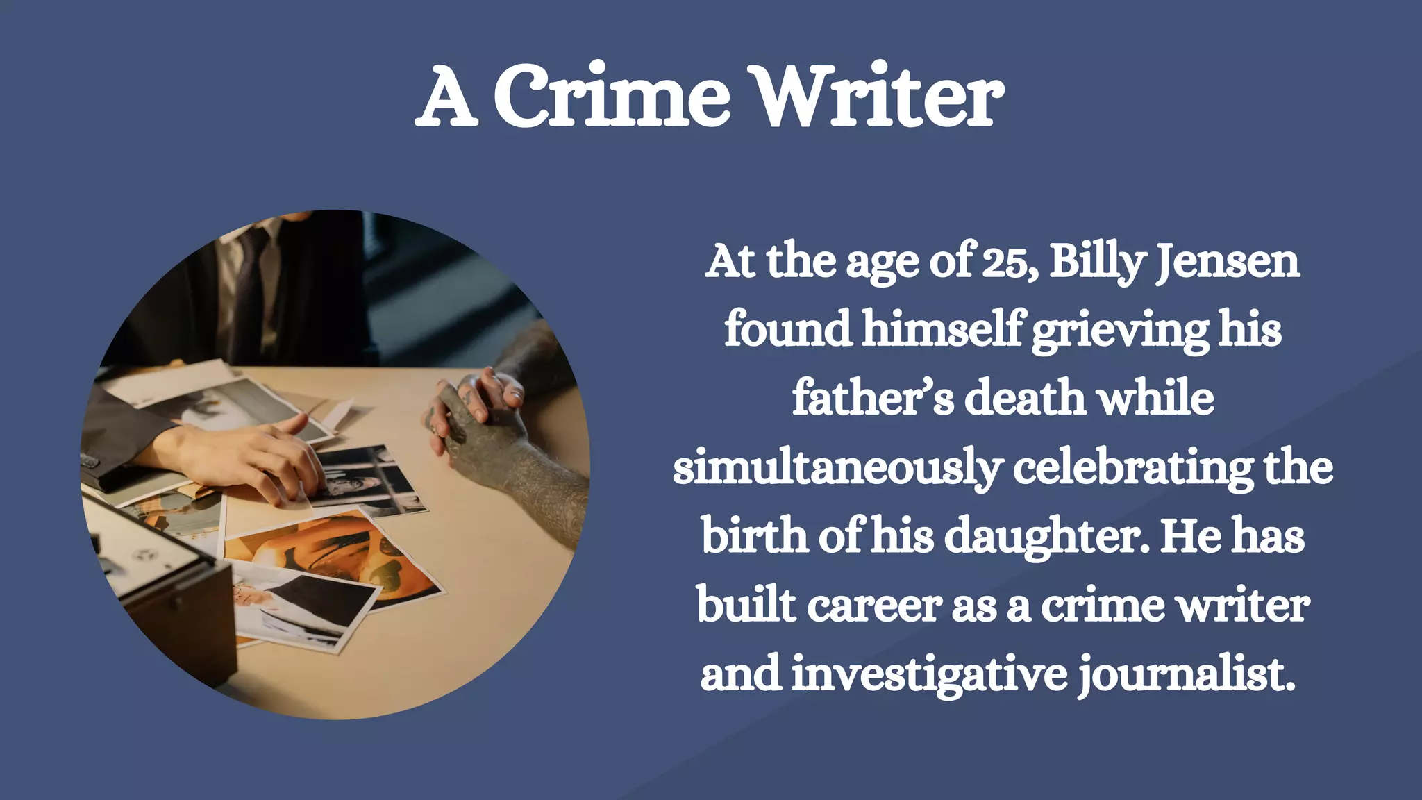 Billy Jensen - A Senior Producer | PPT
