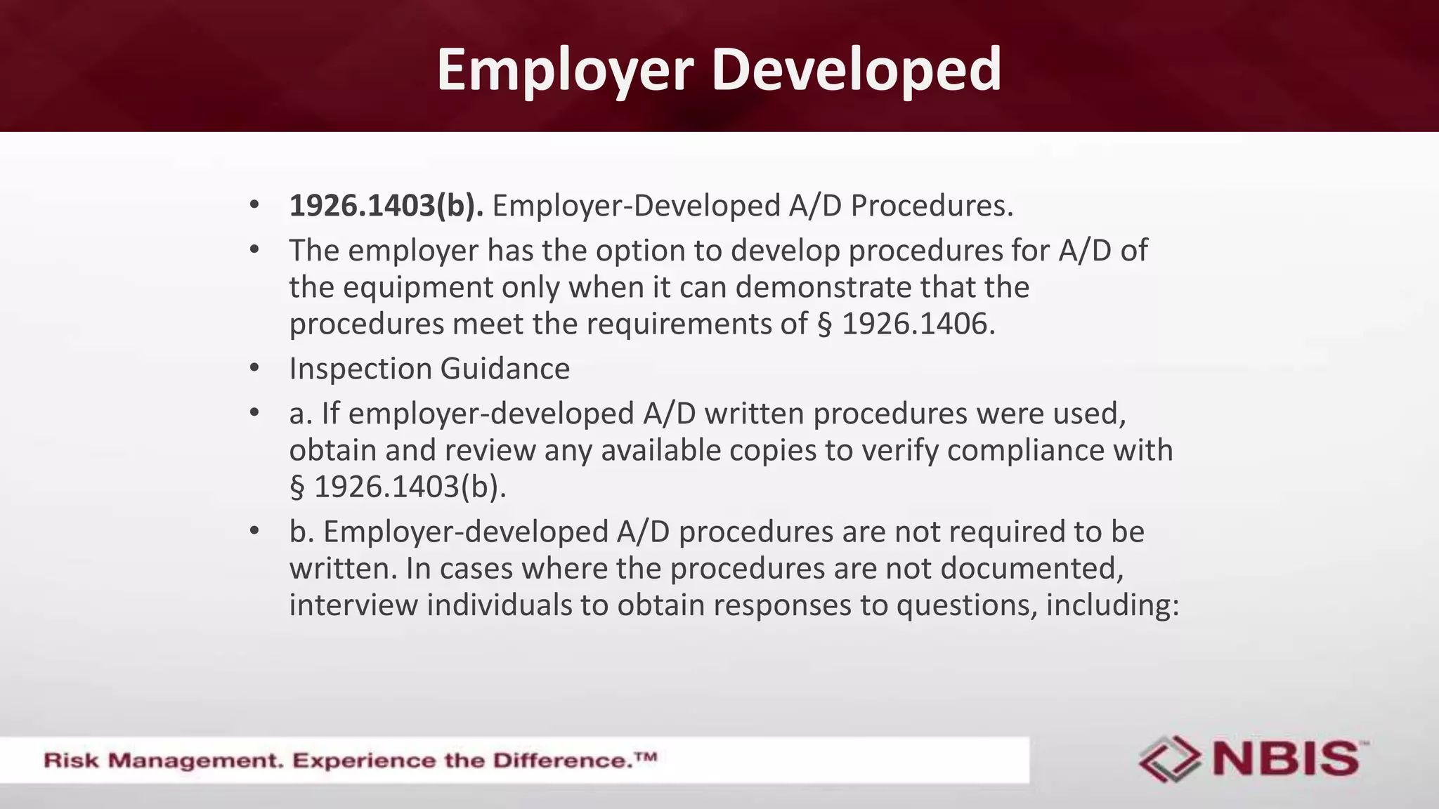2015 CRW - New Crane Rules = New Compliance Directives | PPTX