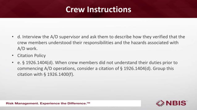 2015 CRW - New Crane Rules = New Compliance Directives | PPT