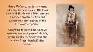 Billy the kid | PPTX