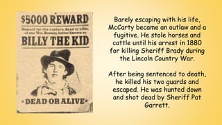 Billy the kid | PPT