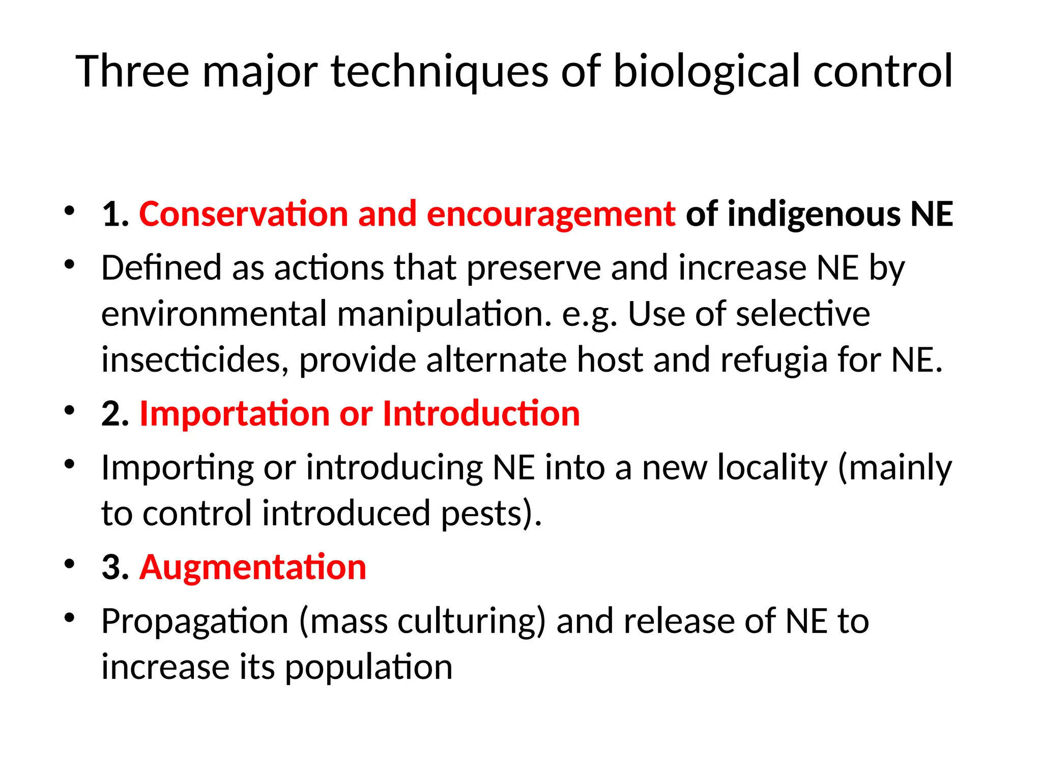 biological control of insect pests and vectors | PPTX