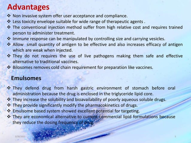Bilosomes and emulsomes.pptx | Chemistry | Science