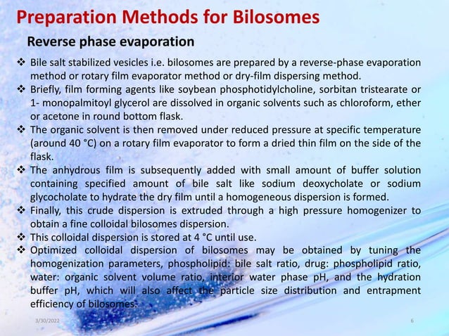 Bilosomes and emulsomes.pptx | Chemistry | Science