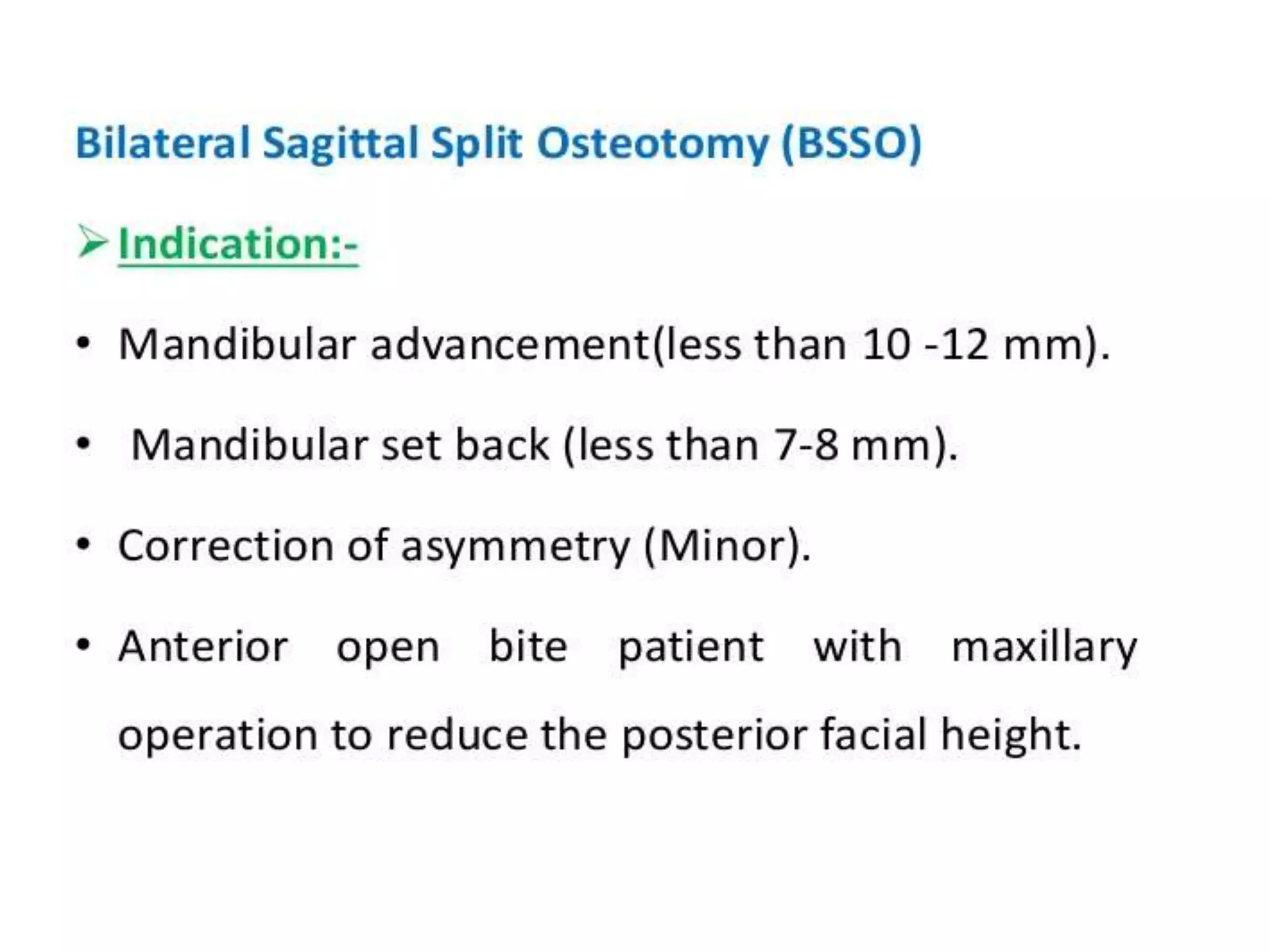 Bilteral sagittal split osteotomy | PPTX