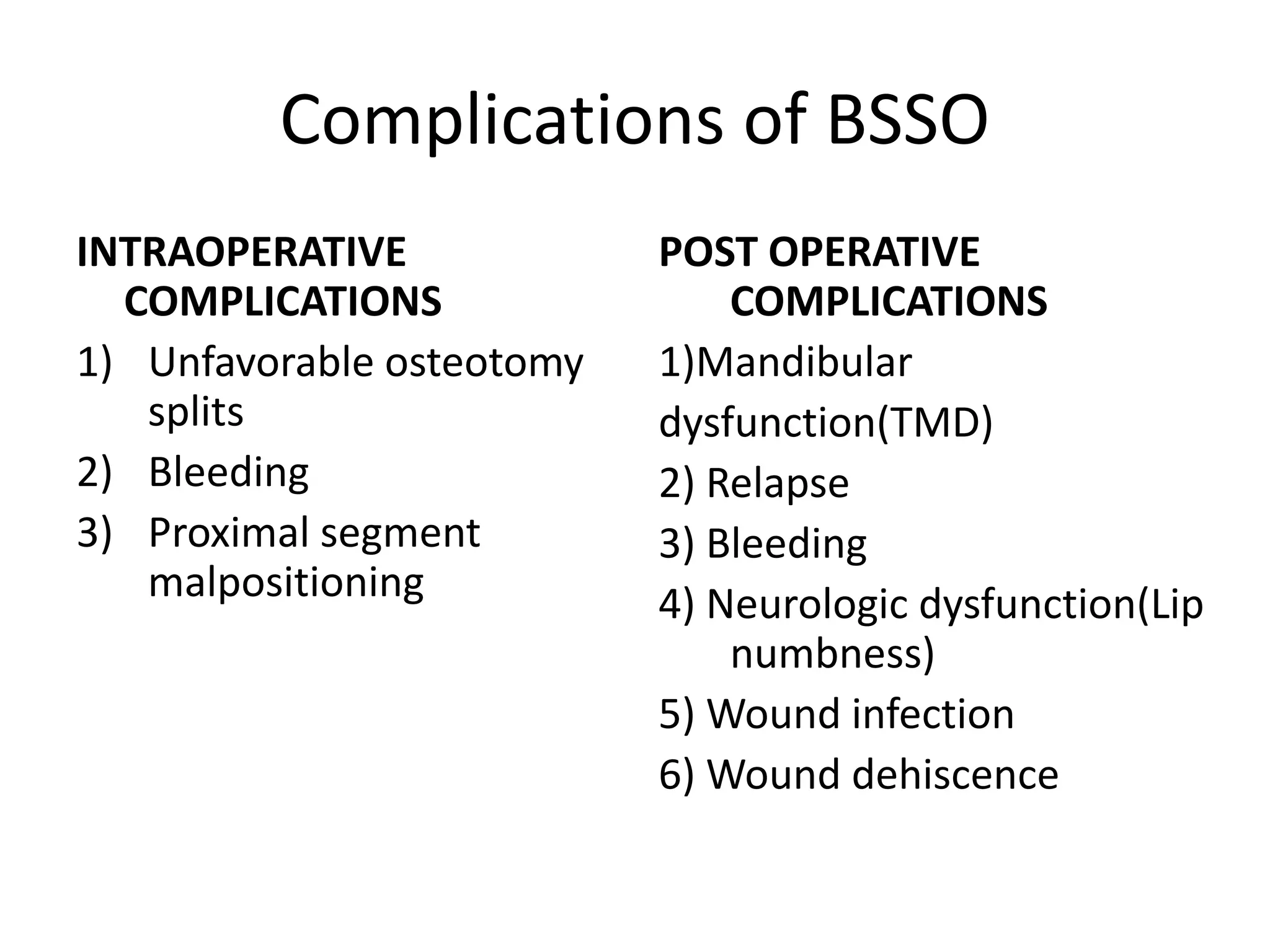 Bilteral sagittal split osteotomy | PPTX