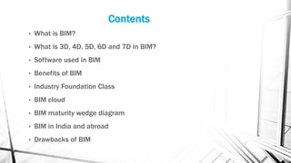 BIM - Building Information Modelling | PPTX | Civil Engineering ...