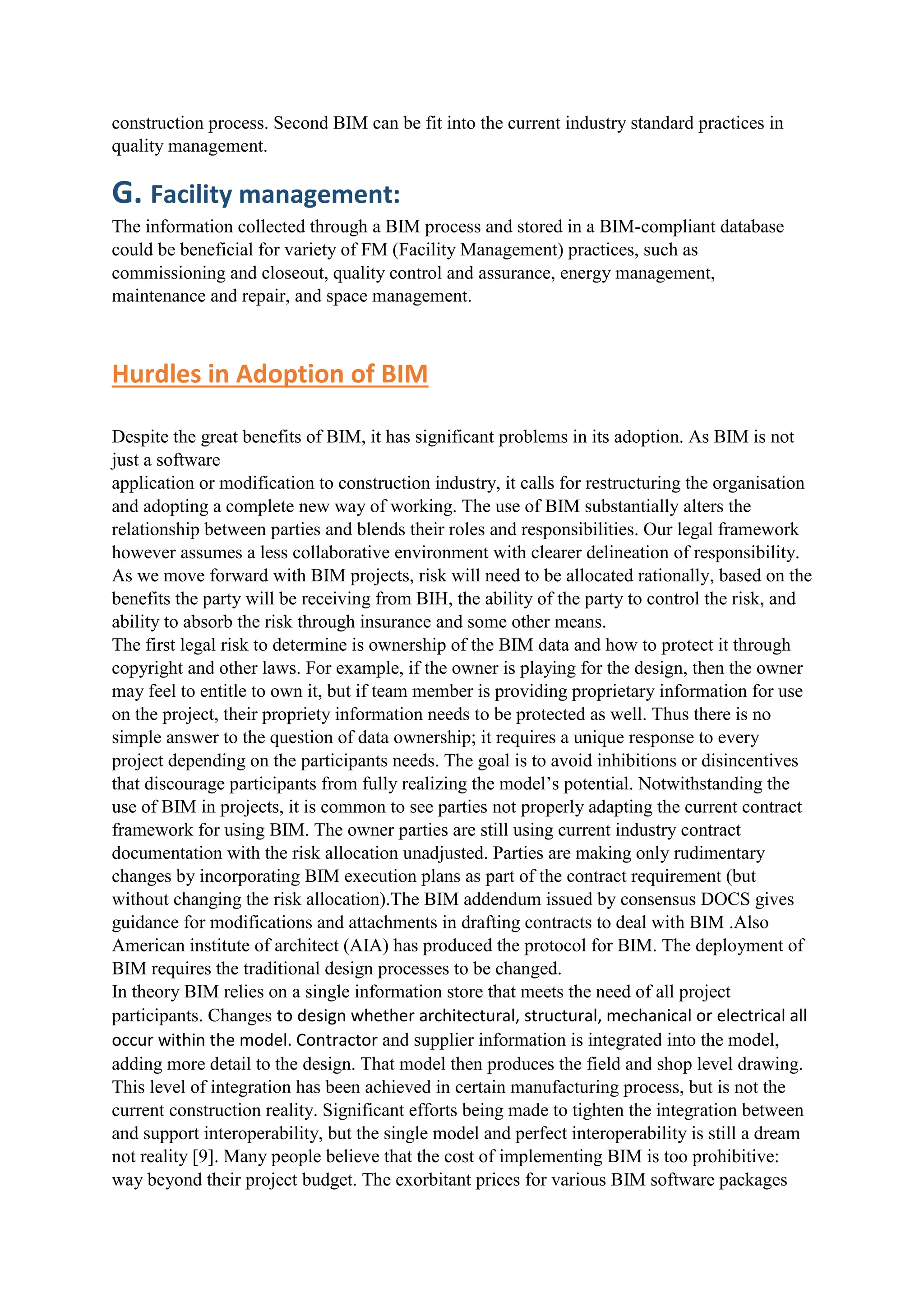 Building Information Model | PDF