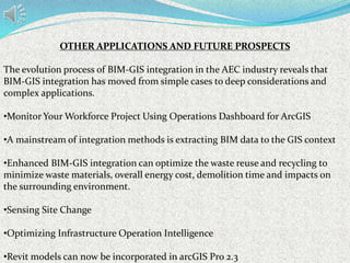 INTEGRATION OF BIM AND GIS | PPTX