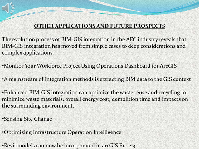 INTEGRATION OF BIM AND GIS | PPTX | 3-D Graphics | Computer Software ...