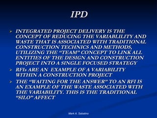 Bim ipd pp-slide_show_12-24-10_audio_ver | PPT