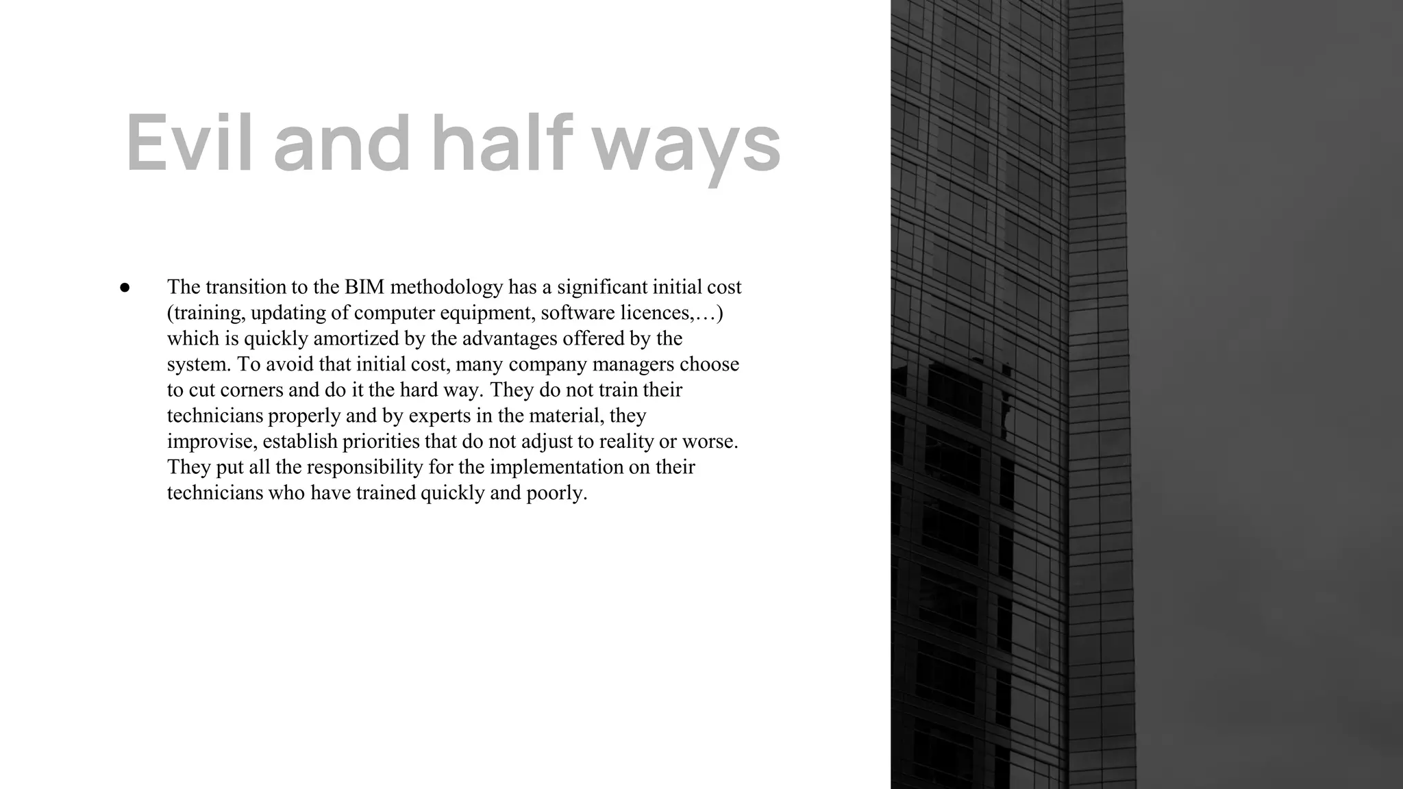 The main challenges in the implementation of BIM and how to face them | PDF