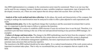 The main challenges in the implementation of BIM and how to face them | PDF