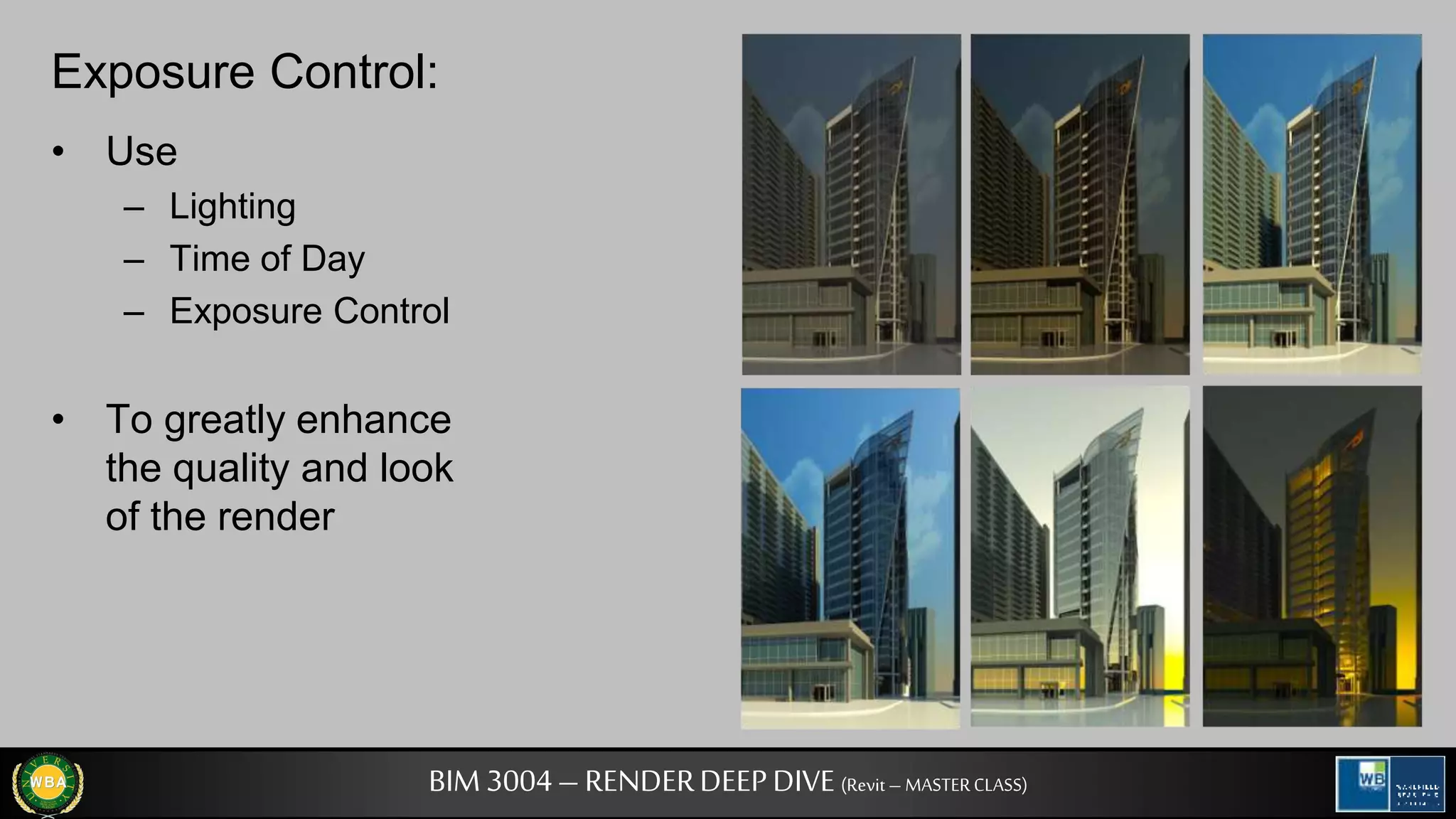 ARCHI-TECH: A LOOK AT REVIT RENDERING SETTINGS | PPTX