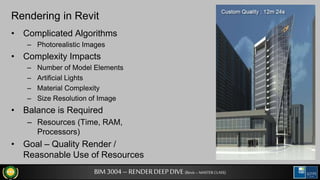 ARCHI-TECH: A LOOK AT REVIT RENDERING SETTINGS | PPTX | Graphics ...