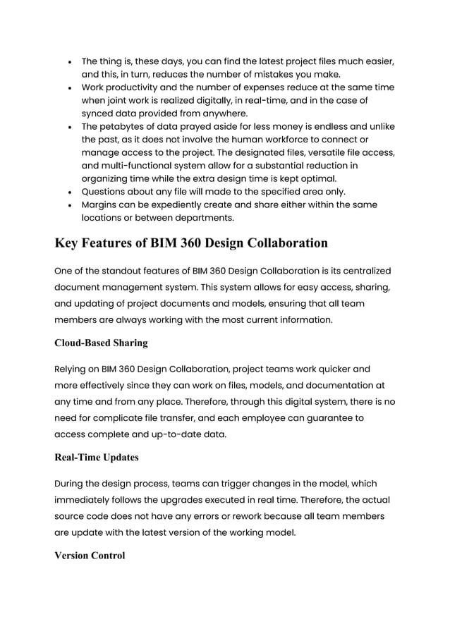 BIM 360 Design Collaboration: An In-depth Guide for 2024 | PDF