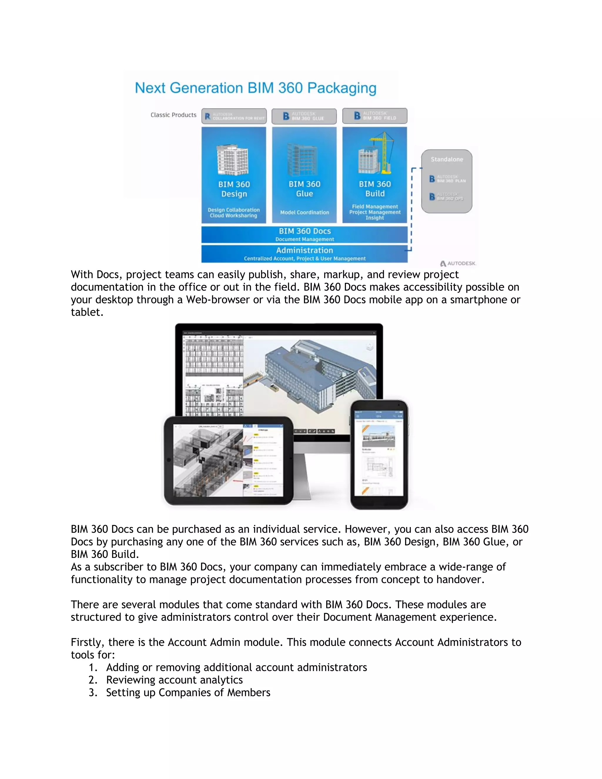 Introduction to BIM 360 Docs | PDF