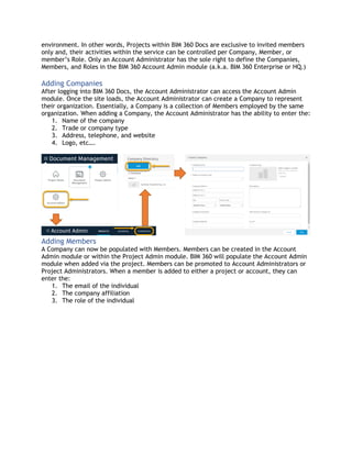 Introduction to BIM 360 Docs | PDF