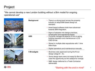 UBS, Building Information Modelling | PDF | Civil Engineering Industry ...