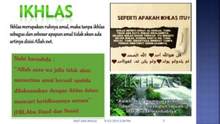 Niat dan Ikhlas | PPTX