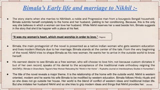 Bimala's journey of Self - discovery in Tagore’s 'The Home and the World'- | PDF