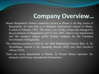 Biman bangladesh airlines | PPTX