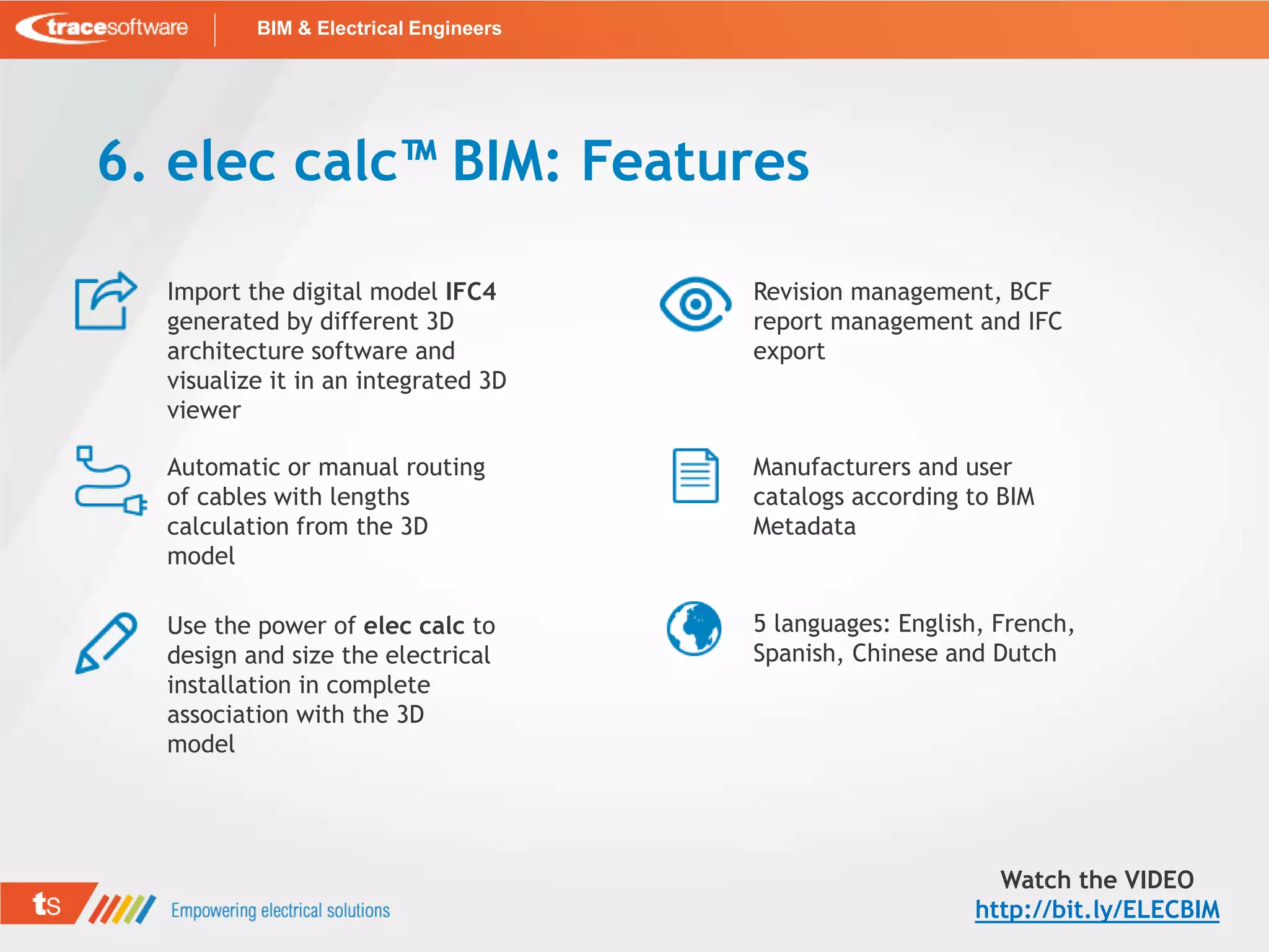 BIM and electrical engineers. An insight on elec calc™ BIM | PPTX