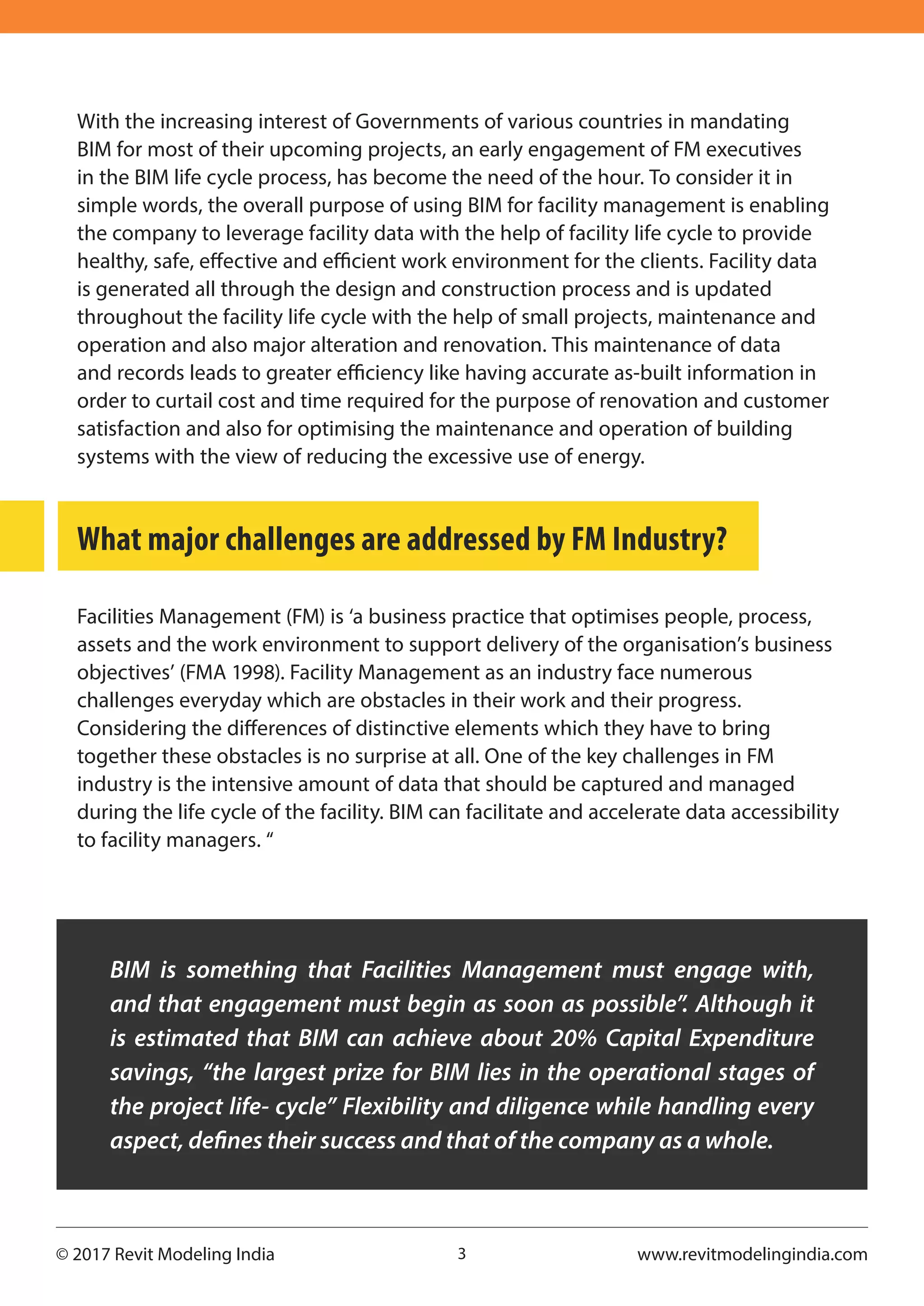 Bim and its integration with fm systems | PDF