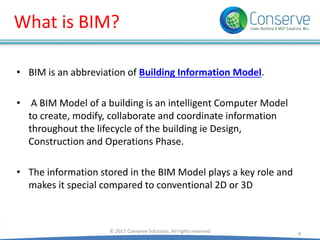 BIM Services in India - Conserve | PPT