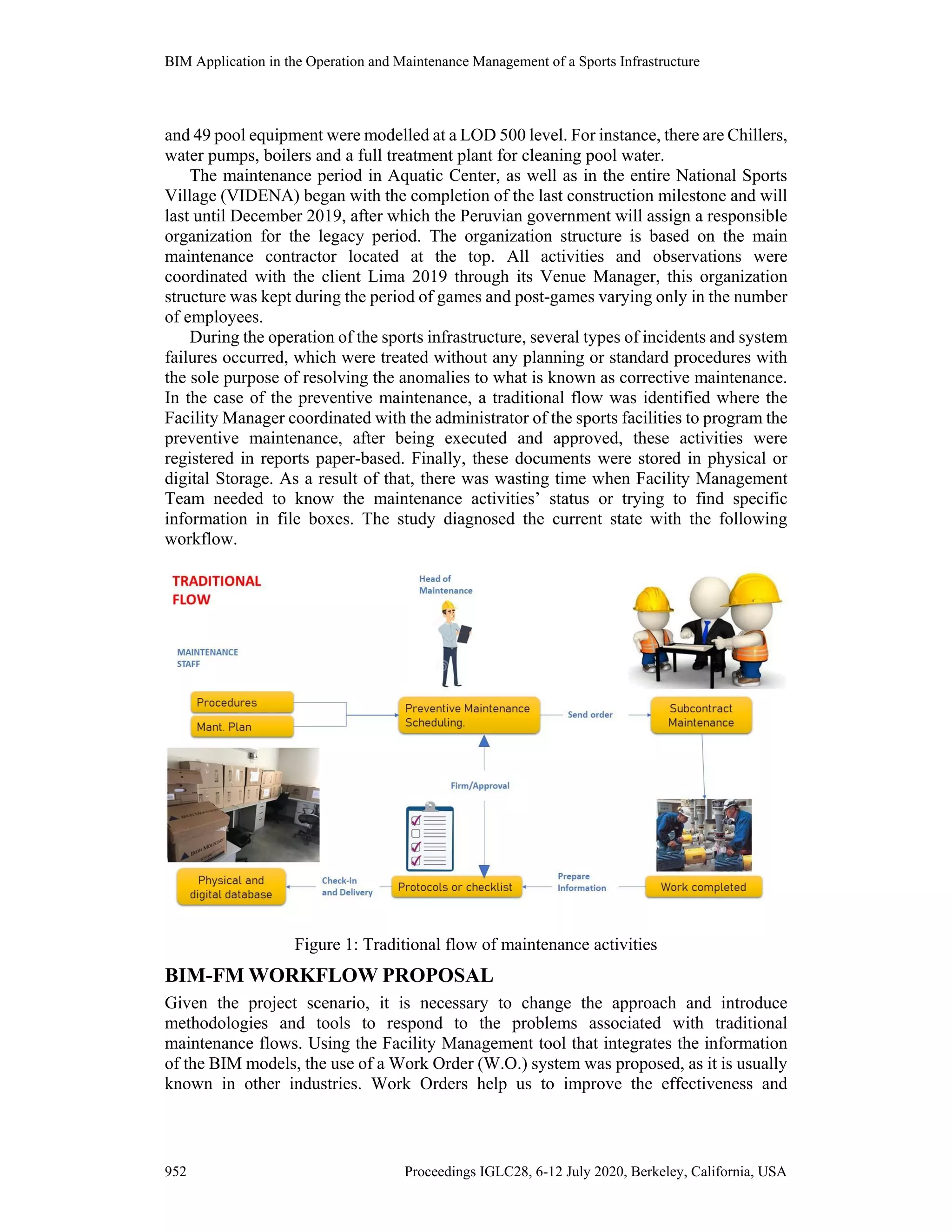 BIM Application in the Operation and Maintenance Management of a Sports ...