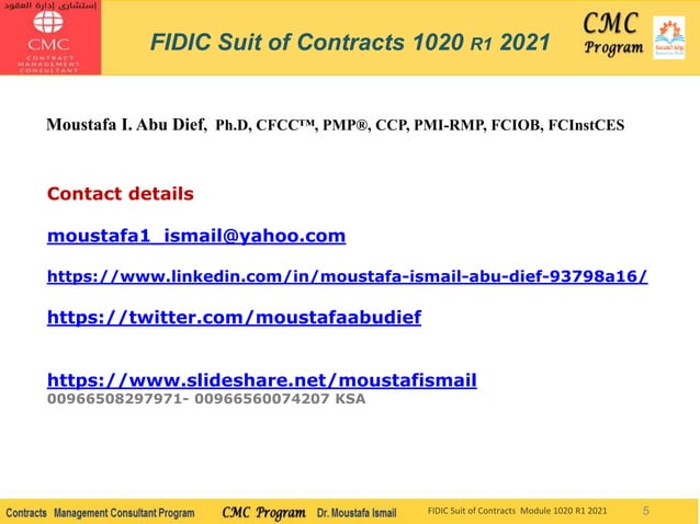 Bim arabia red fidic | PPT
