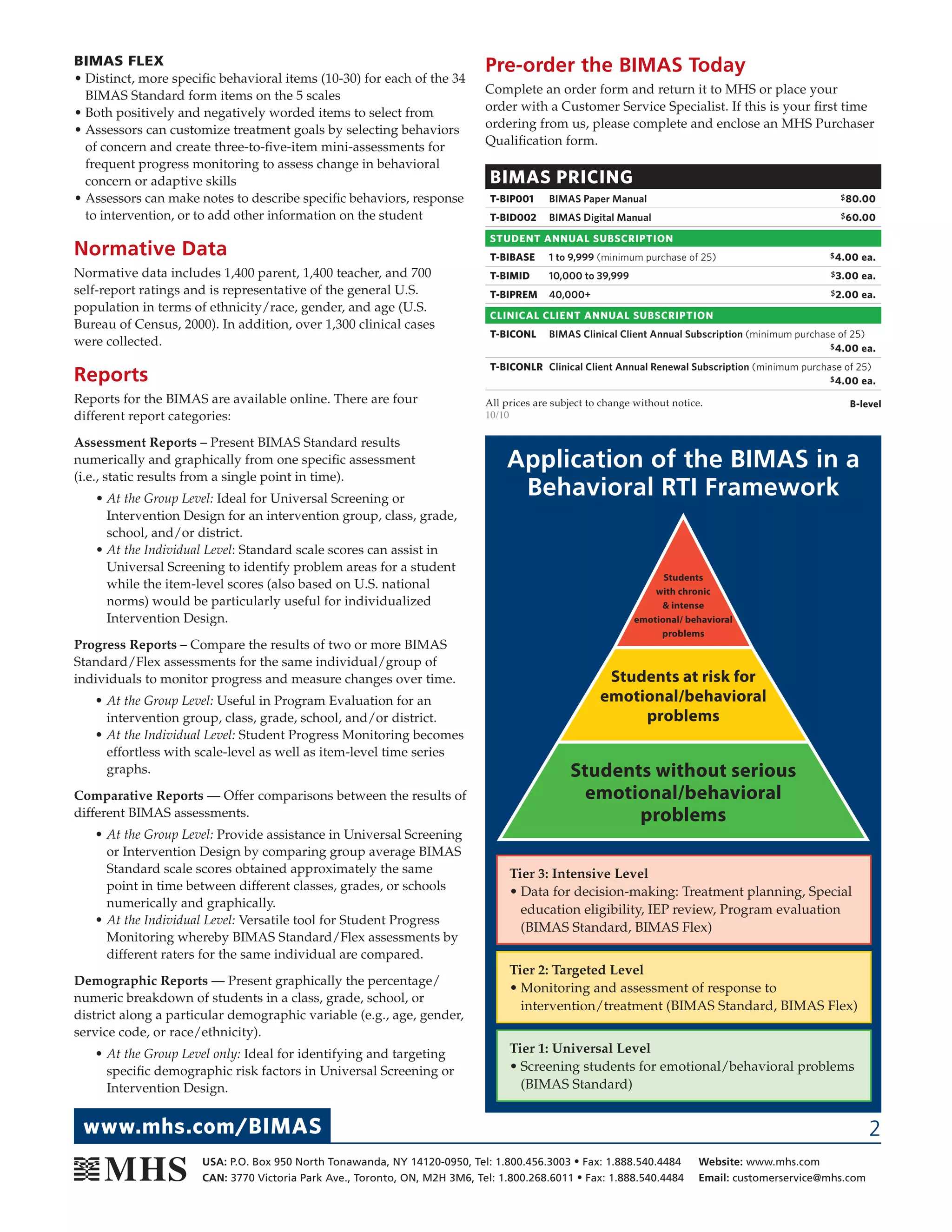 Introducing the Behavior Intervention Monitoring Assessment System | PDF