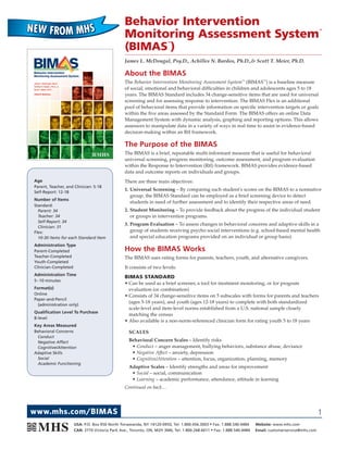 Introducing the Behavior Intervention Monitoring Assessment System | PDF