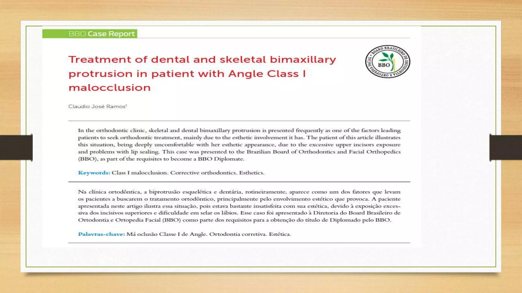 Bimaxillary proclination | PPTX