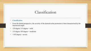 Bimaxillary proclination | PPTX