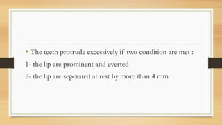 Bimaxillary proclination | PPTX