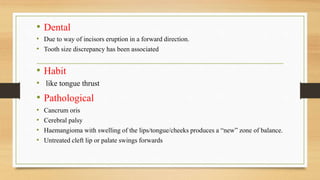 Bimaxillary proclination | PPTX