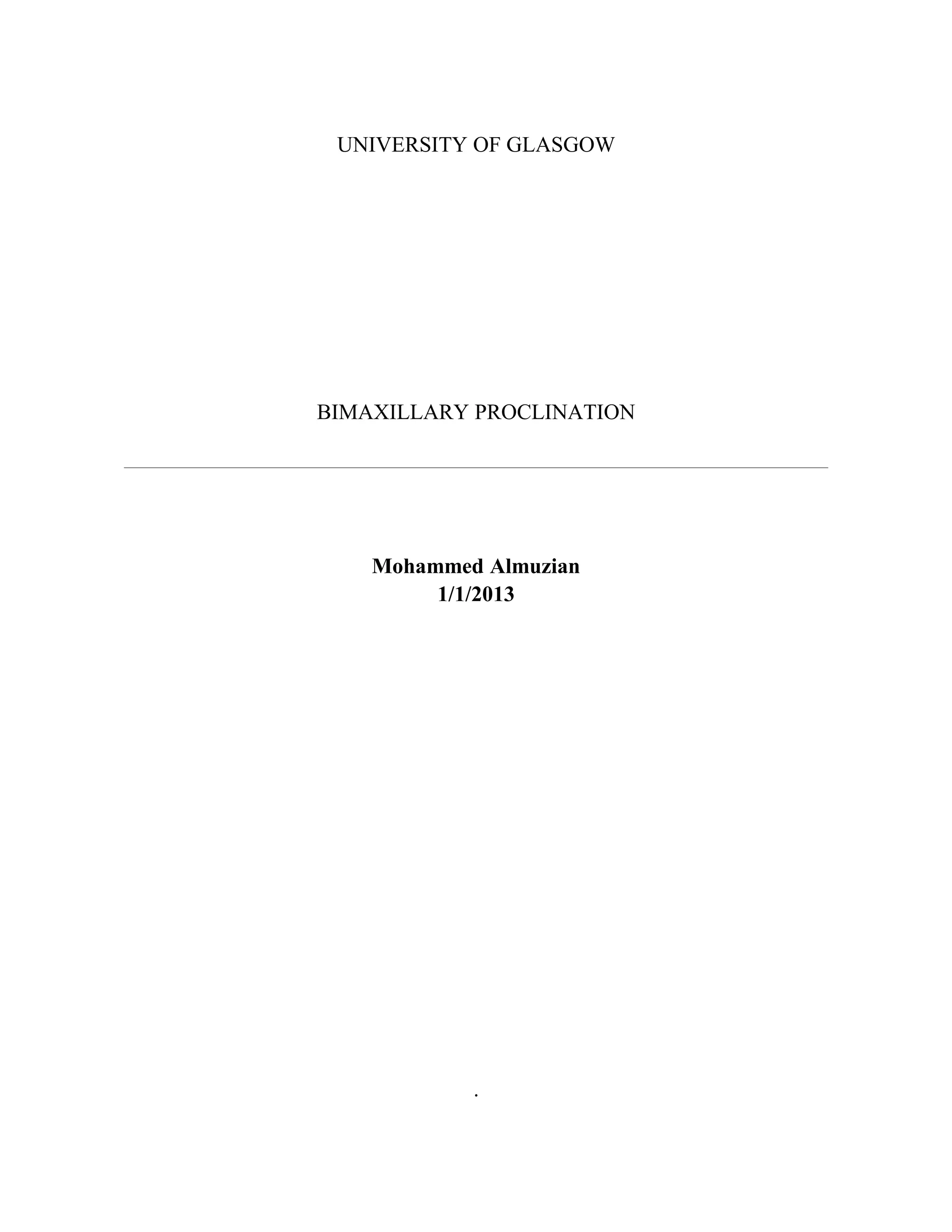 Bimaxillary proclination or protrusion/ for orthodontists by Almuzian | DOC