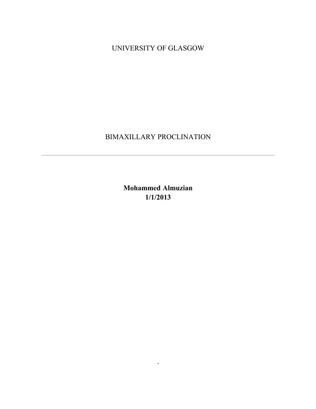Bimaxillary proclination or protrusion/ for orthodontists by Almuzian ...