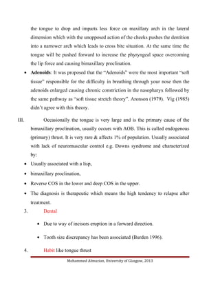 Bimaxillary proclination or protrusion/ for orthodontists by Almuzian | DOC