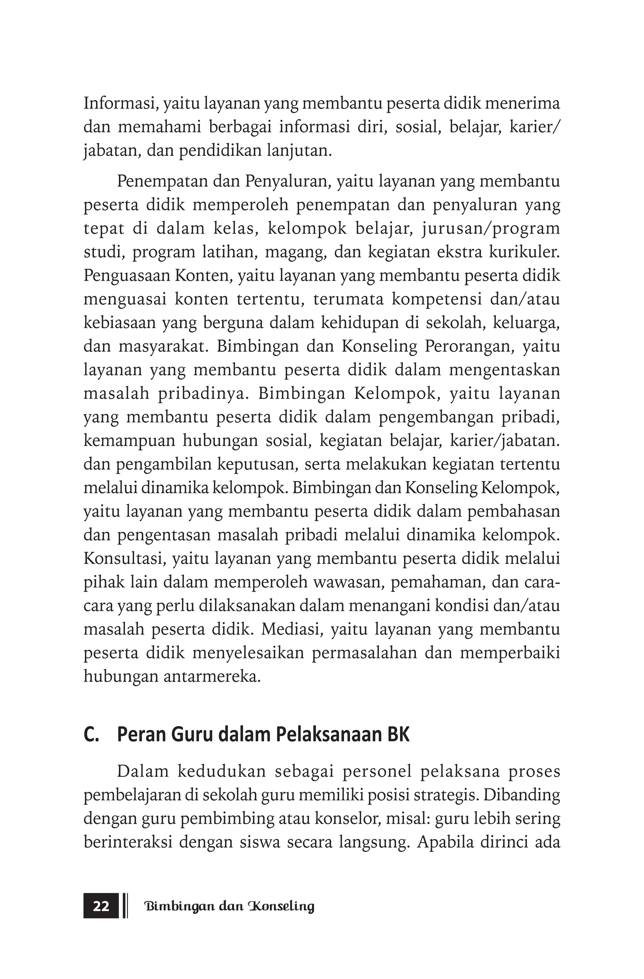 BIMBINGAN DAN KONSELING BUKUU Edisi Revisi Dua | PDF