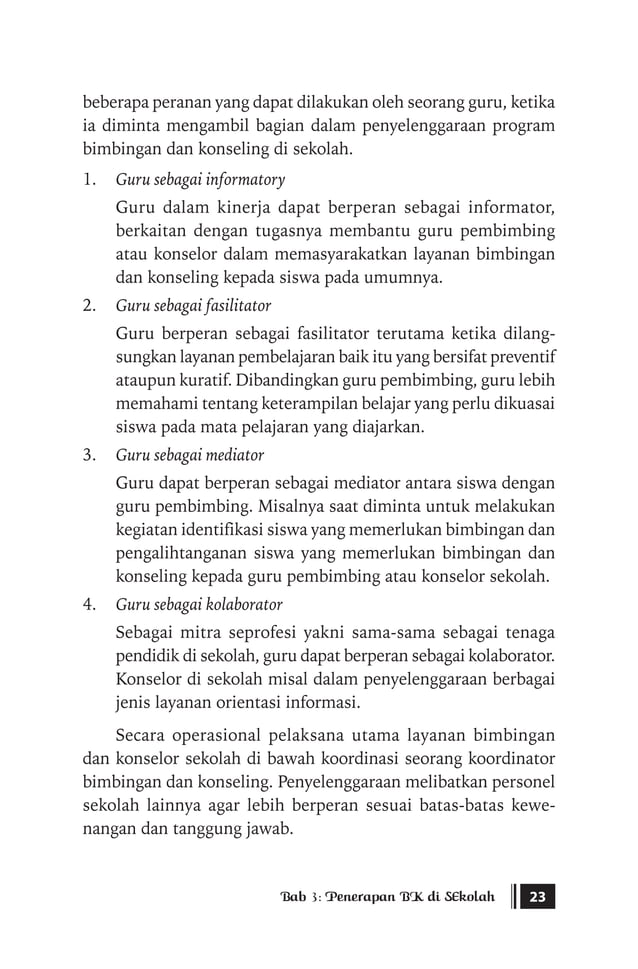 BIMBINGAN DAN KONSELING BUKUU Edisi Revisi Dua | PDF