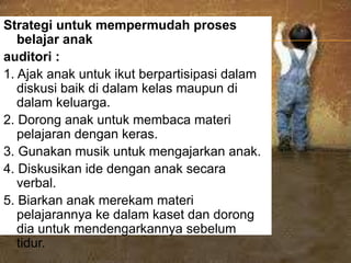 Power Point Gaya Belajar | PPTX