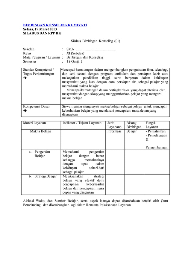 Bimbingan konseling kumiyati | PDF